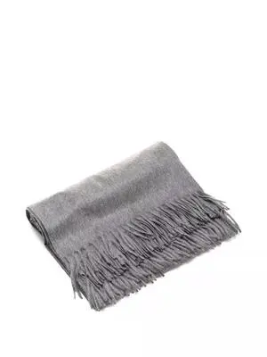 AL DUCA D’AOSTA 1902 Fringed Cashmere Scarf - Grey