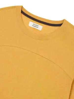 STUDIO TOMBOY Embroidered Logo T-shirt - Yellow