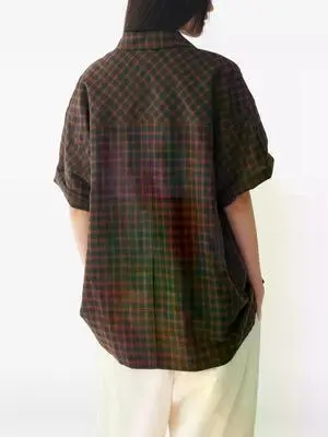 STUDIO TOMBOY Check Short-sleeve Shirt