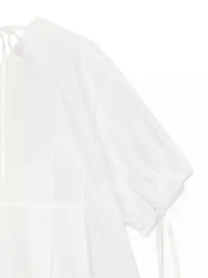 STUDIO TOMBOY Puff-sleeve Tie-fastening Blouse