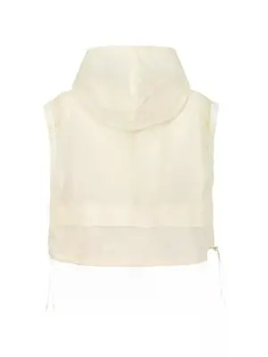 STUDIO TOMBOY Hooded Drawstring Gilet