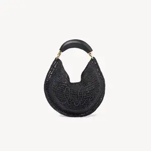 Chloé Summer Banana Hobo Bag - Black