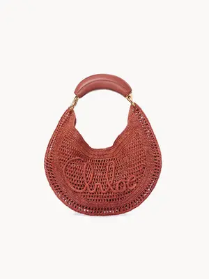 Chloé Summer Banana Hobo Bag - Ginger Red
