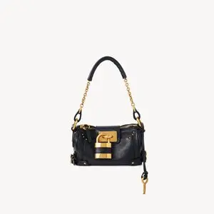 Chloé Small Paddington Bag In Grained Leather - Black