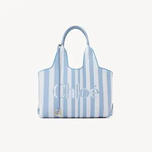 Chloé Jacquard East-west Tote Bag - Surfing Blue