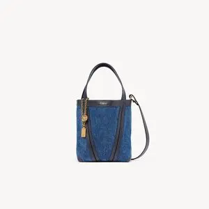Chloé Small Spin Tote Bag - Ashes Blue