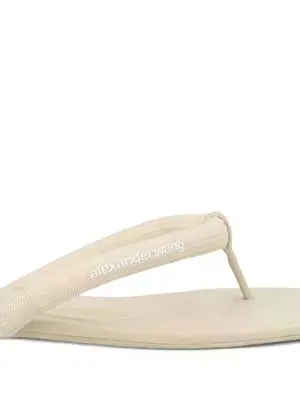 Alexander Wang Logo Print Flip Flops