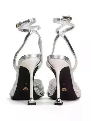 GOLD & ROUGE Ama Sandals - Silver