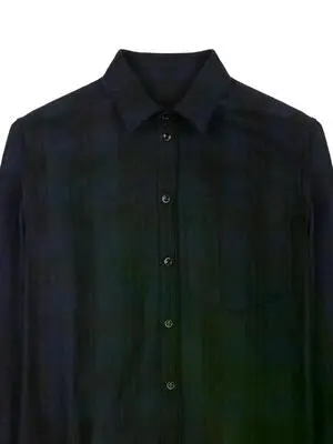 NINE:INTHE:MORNING Check-pattern Chest-pocket Shirt