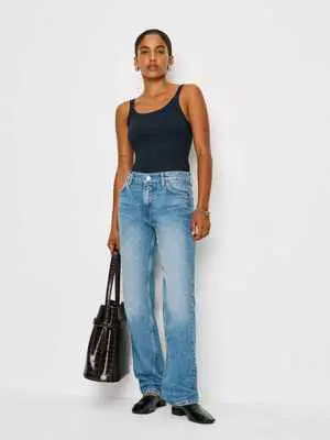 REFORMATION Calie Tank Top - Blue