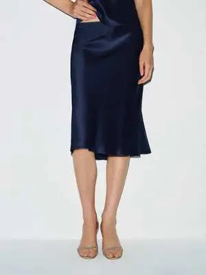 REFORMATION Winslet Silk Two-piece Set - Blue