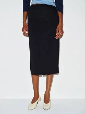 REFORMATION Renee Skirt - Black