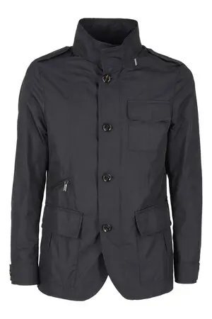 MOORER Porto Lightweight Jacket - Black