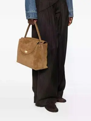 Sandro Le Grand Bazaar Suede Tote Bag