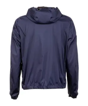 MOORER Hooded Long Sleeve Zip-up Jacket