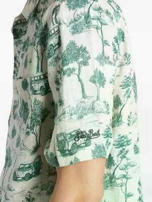 MC2 SAINT BARTH Graphic-print Short-sleeve Shirt
