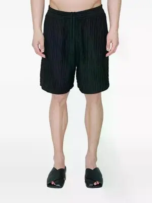 TRIBE AND TRUE Relaxed-fit Drawstring Shorts - Black