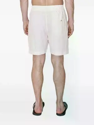 TRIBE AND TRUE Linen Drawstring Waist Shorts