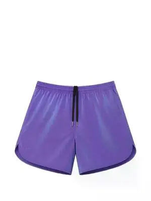 TRIBE AND TRUE Iridescent Drawstring Swim Shorts - Purple