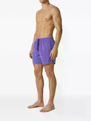 TRIBE AND TRUE Iridescent Drawstring Swim Shorts