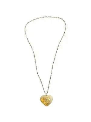MADISON Sun-drenched Citrine Heart Necklace