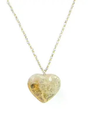 MADISON Sun-drenched Citrine Heart Necklace