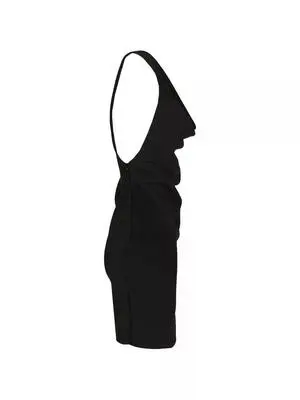 AL DUCA D’AOSTA 1902 Cowl Neck Wrap Midi Dress