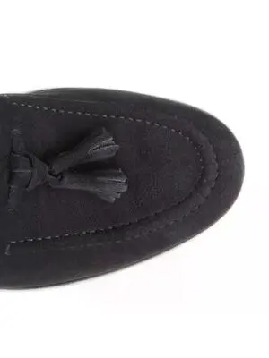 Al Duca D'aosta Suede Loafers With Tassel Detail