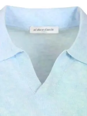 AL DUCA D’AOSTA 1902 Moss-stitch Cotton Polo Shirt