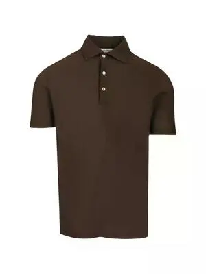 AL DUCA D’AOSTA 1902 Short-sleeve Polo Shirt - Brown