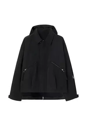 SOLID HOMME Zip-up Jacket - Black