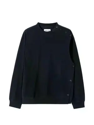 SOLID HOMME Button-detail Sweatshirt