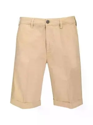 AL DUCA D’AOSTA 1902 Pleated Turn-up Shorts - Neutrals
