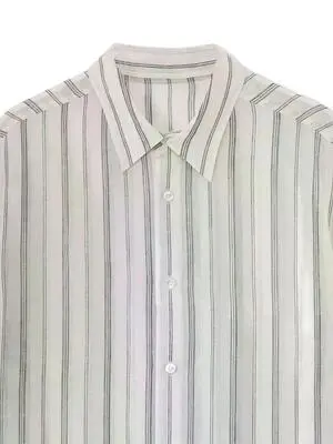 Yohji Yamamoto Striped Short-sleeve Shirt
