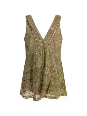 JULIET DUNN V-back Mini Dress