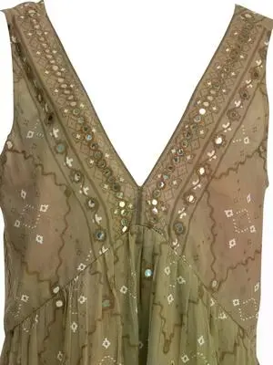 JULIET DUNN V-back Mini Dress