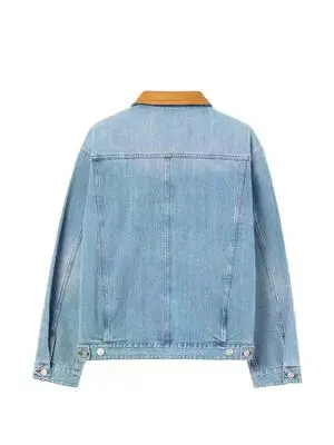 SOLID HOMME Zip-up Denim Jacket