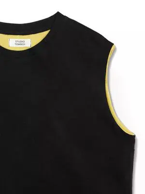 STUDIO TOMBOY Sleeveless Drawstring Detail Top