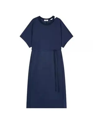 STUDIO TOMBOY Cut-out Belted Maxi Dress - Blue