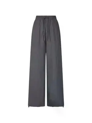 STUDIO TOMBOY Drawstring Wide-leg Trousers - Grey