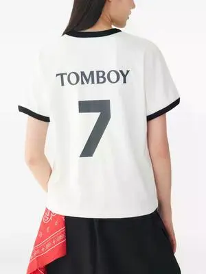 STUDIO TOMBOY Character Print Ringer T-shirt