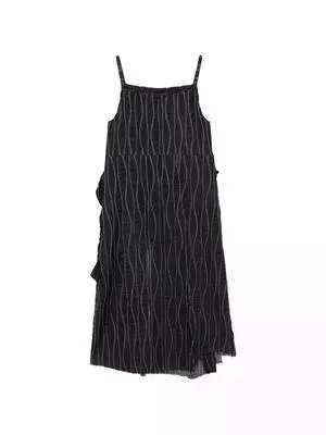 STUDIO TOMBOY Ruffled Wave-stitch Maxi Dress