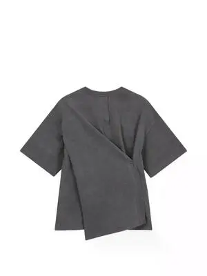 STUDIO TOMBOY Asymmetric Hem Panelled T-shirt