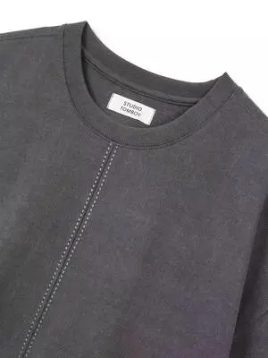 STUDIO TOMBOY Asymmetric Hem Panelled T-shirt