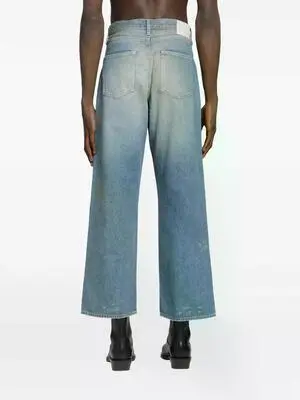 STEIN Flared Wide-leg Jeans