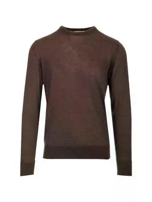 AL DUCA D’AOSTA 1902 Crew Neck Knitted Sweater - Brown
