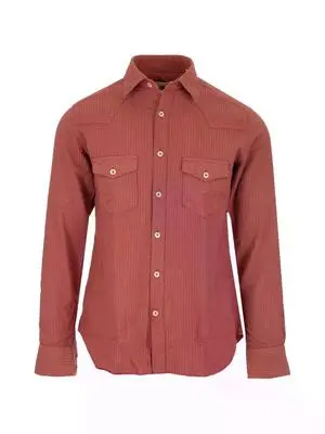 AL DUCA D’AOSTA 1902 Seersucker-cotton Shirt - Red