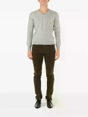 AL DUCA D’AOSTA 1902 Ribbed V-neck Sweater