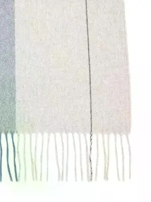 AL DUCA D’AOSTA 1902 Check-pattern Fringed-edge Scarf