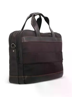 Longchamp L Boxford Leather-trim Briefcase